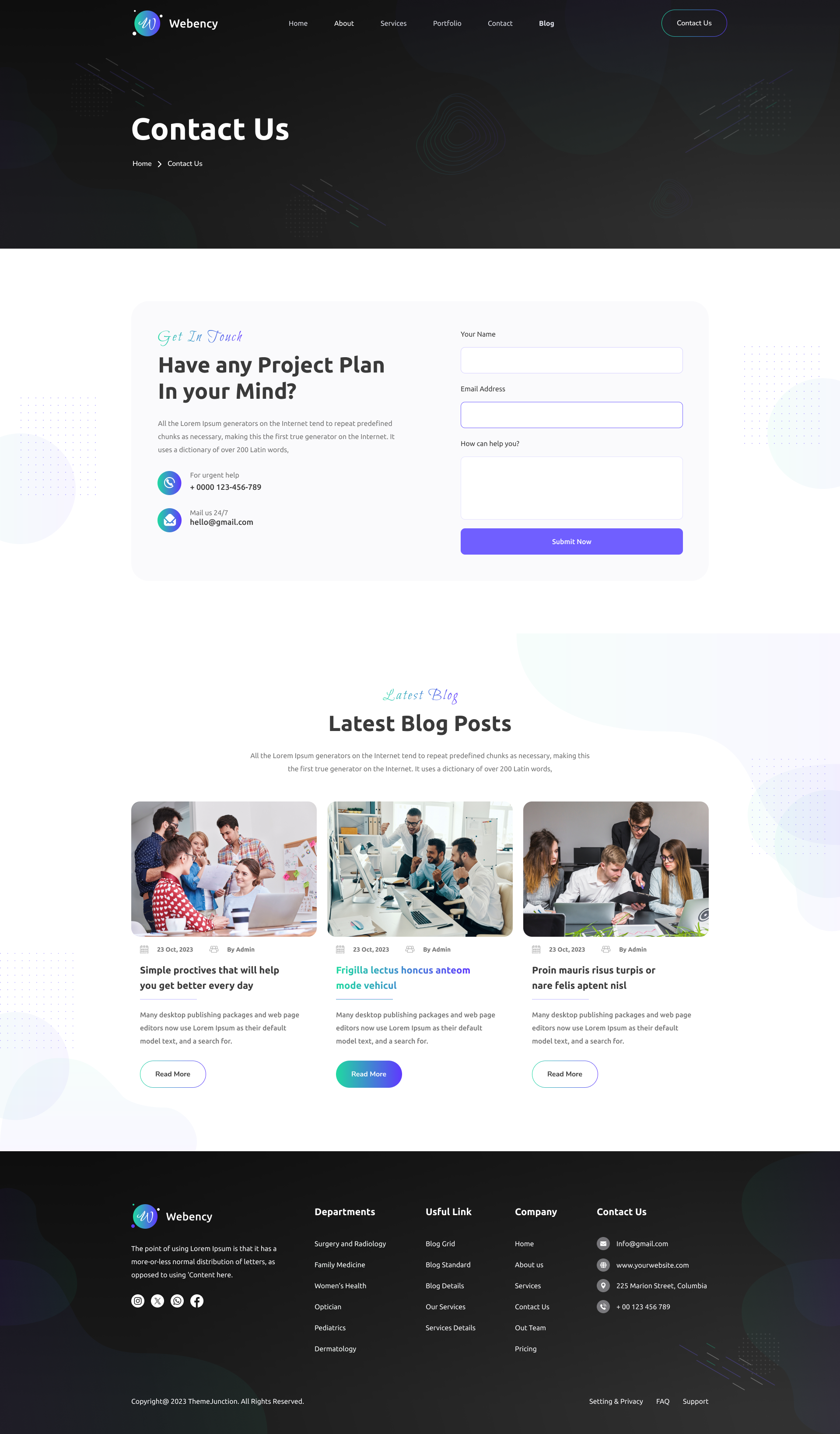 Webency - Web Design Agency Figma Template by Theme-Junction | ThemeForest